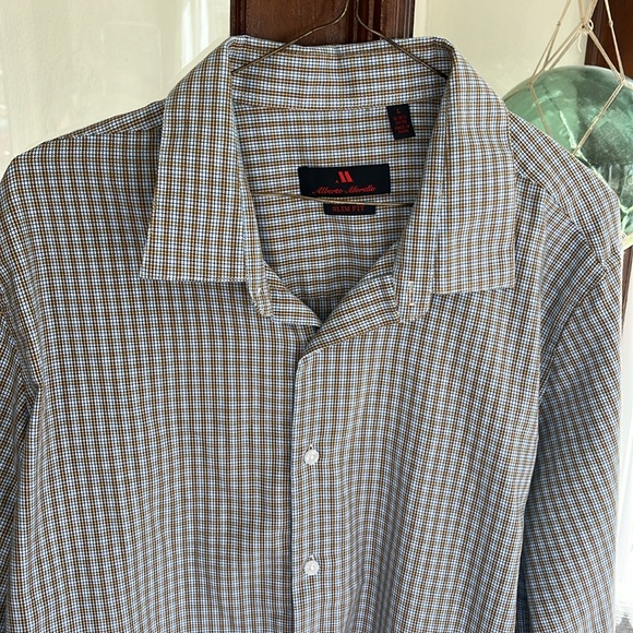 Alberto Morello | Shirts | Mens Plaid Dress Shirt | Poshmark